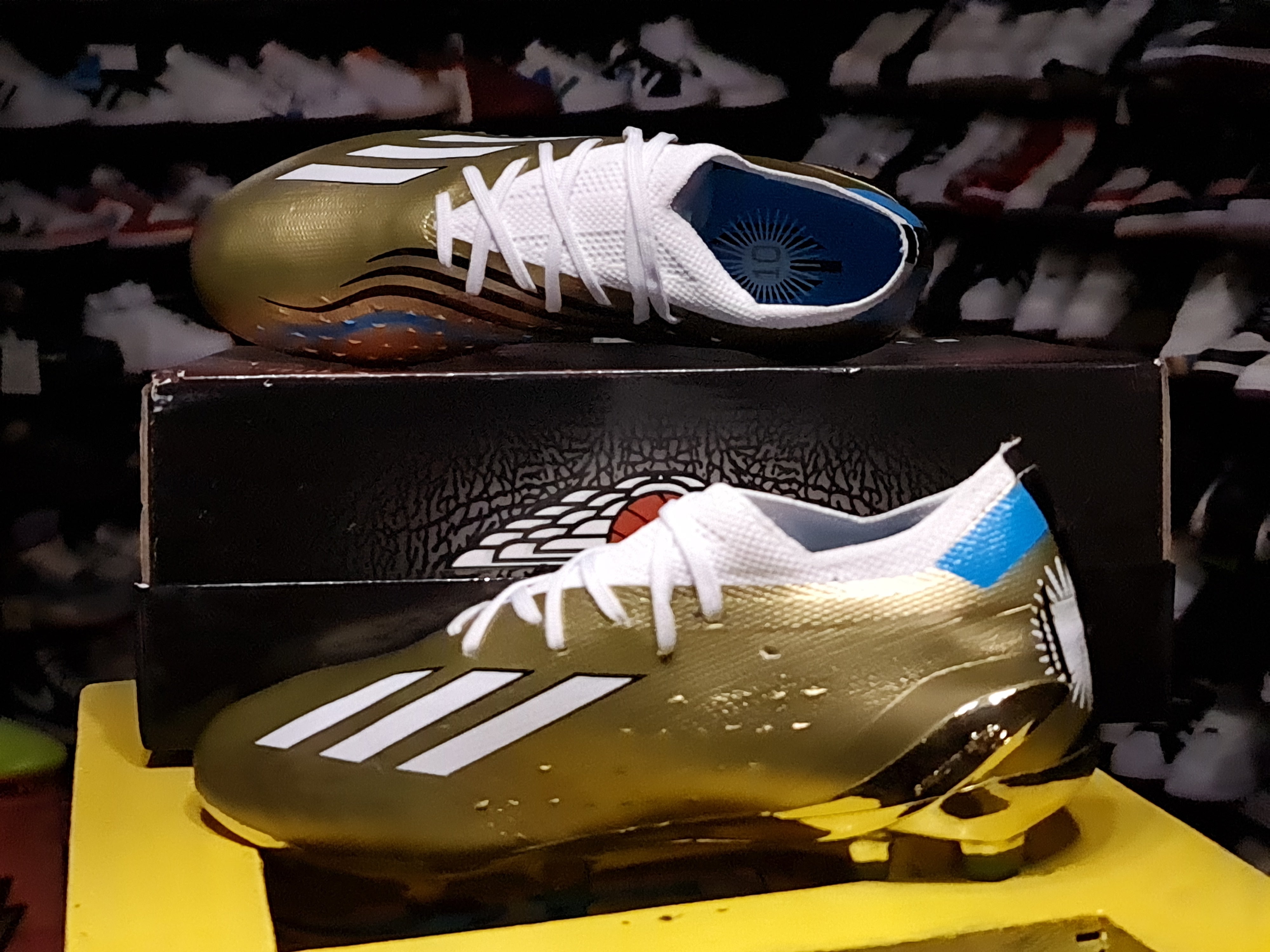 ADDS TACOS MESSI SPEED PORTAL GOLDEN BOOTS – tetetenis